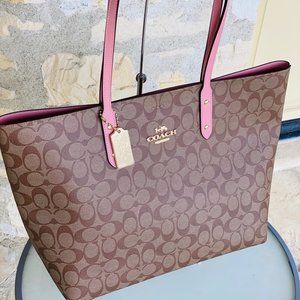 Coach | Bags | Nwt Coach Signature Large Town Tote Handbag | Poshmark